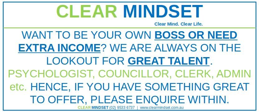 CLEAR MINDSET – Clear Mindset is a provider of psychological (and high performance based ...